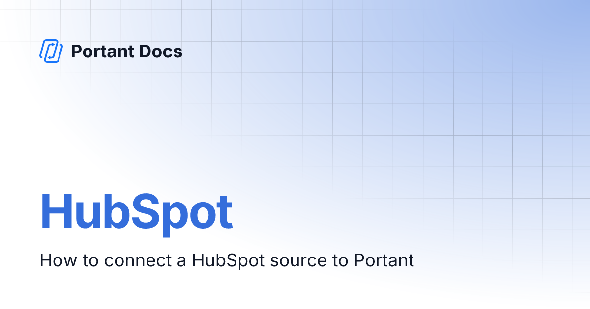 HubSpot | Portant Docs